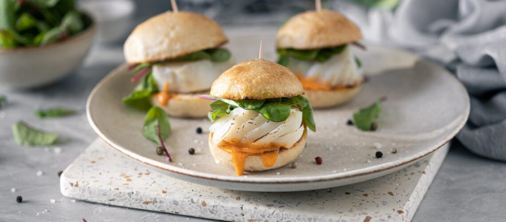 Mini burgeri s ribom (fish burger) - Darkova Web Kuharica
