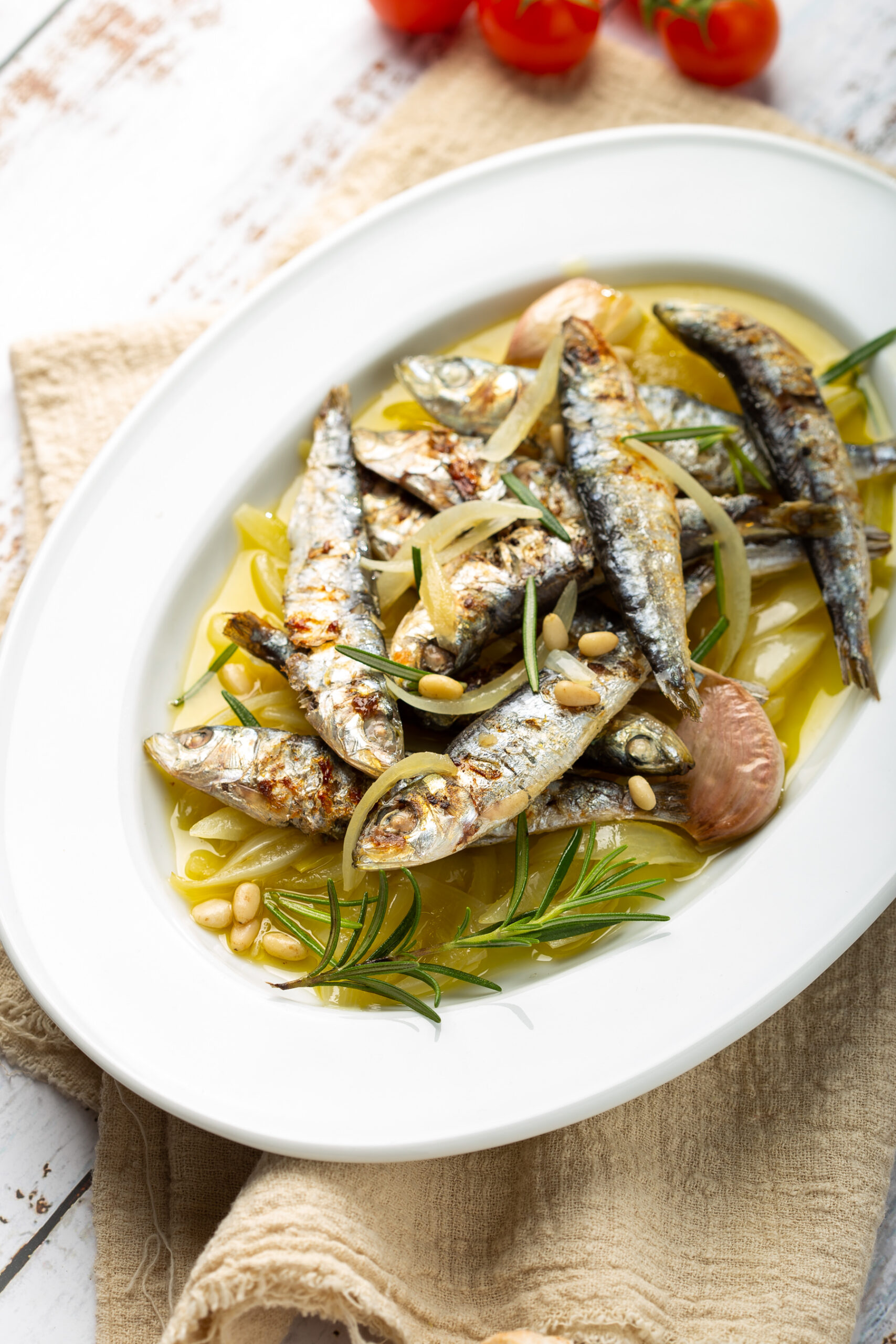 Grilane srdele na savor - Darkova Web Kuharica